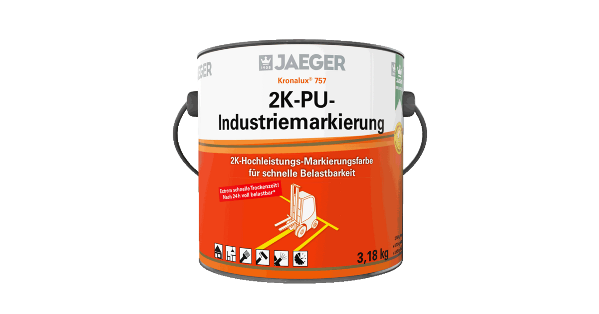 2K Markierungsfarbe - Kronalux® 2K-PU-Industriemarkierung - Jaeger Lacke